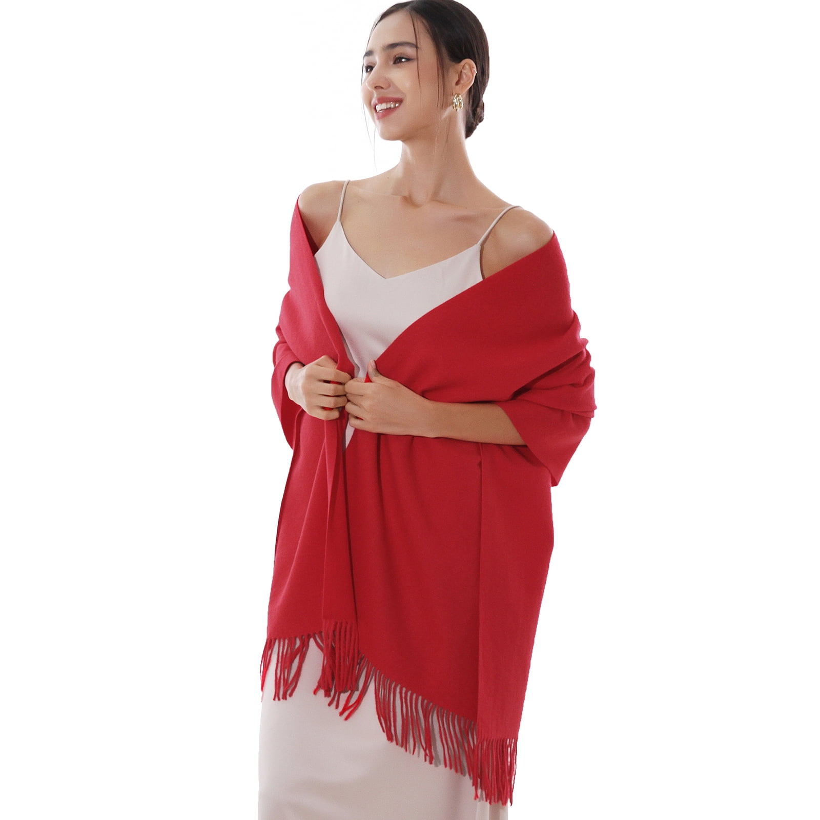 RIIQIICHY Women Scarf Winter Pashmina Shawls Wraps for Evening Dresses ...