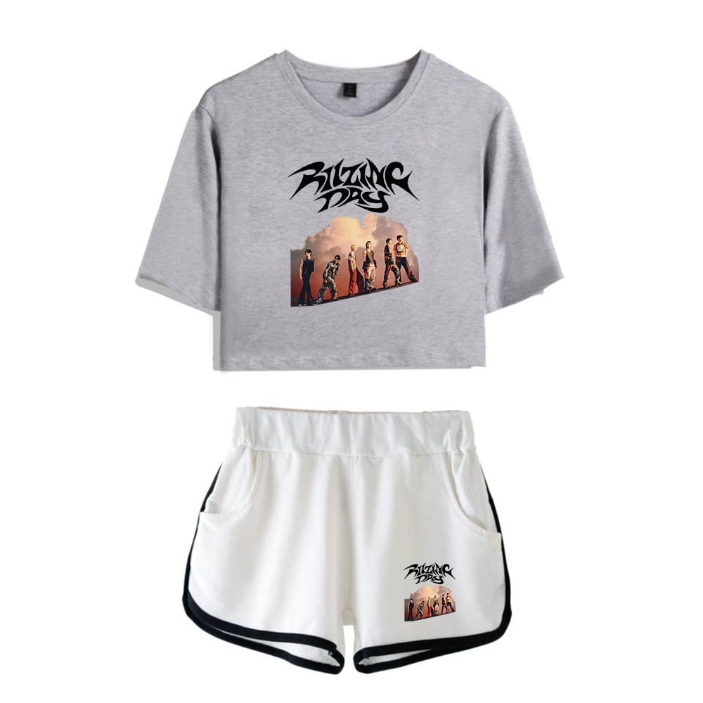 RIIZE Kpop Tee Shorts 2 Pieces Sets Fan-Con Riizing Day 2024 Trucksuit ...