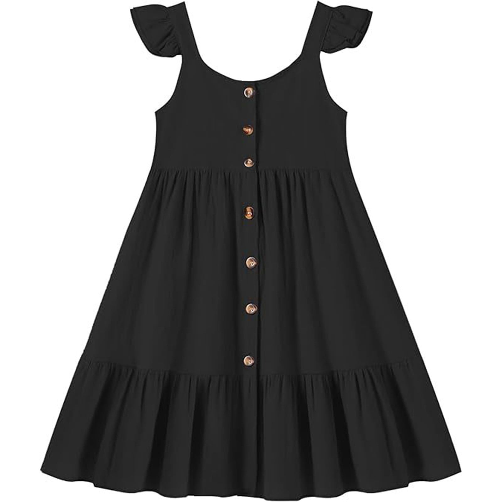 RIJOPUTY Girls Sparkle Dress Flower Girl Dresses Dance Clothes for ...