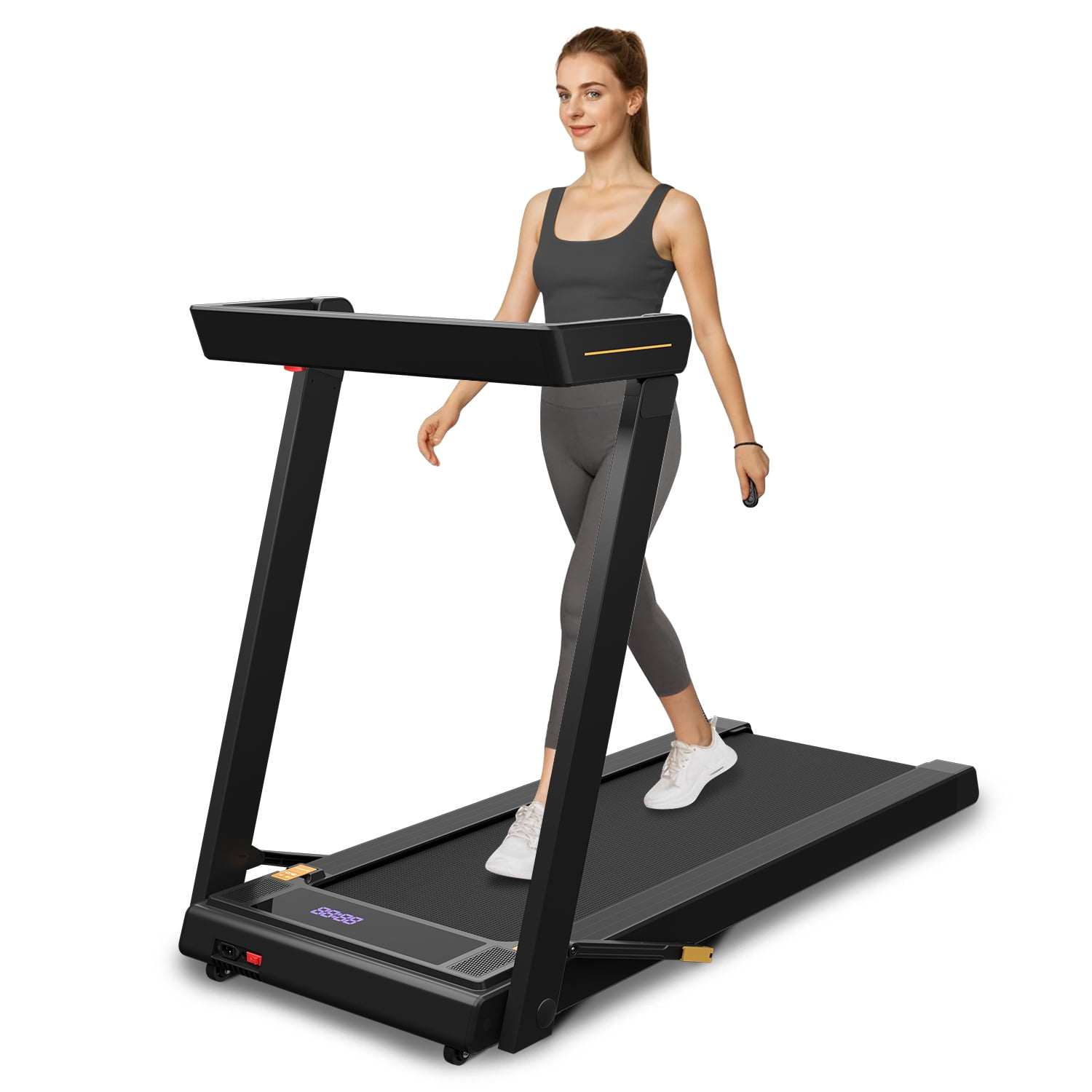 RIKADE Walking Pad with Incline, Under Desk Treadmill, Portable Treadmills for Home Office, 4 in ...