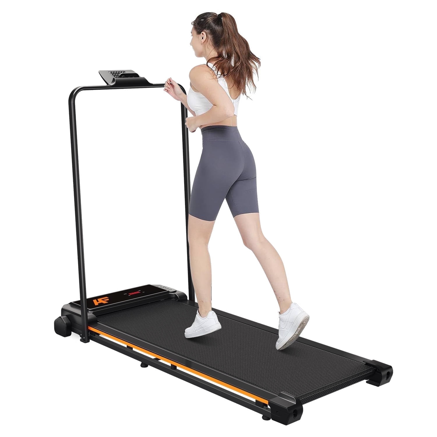 RIKADE Walking Pad with Incline and Handle, 4 in 1 Compact Under Desk Treadmill for Walking ...