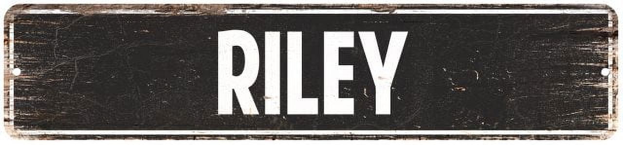 RILEY Gift Street Sign Home Decor Chic Gift 4x18 204180003456 - Walmart.com