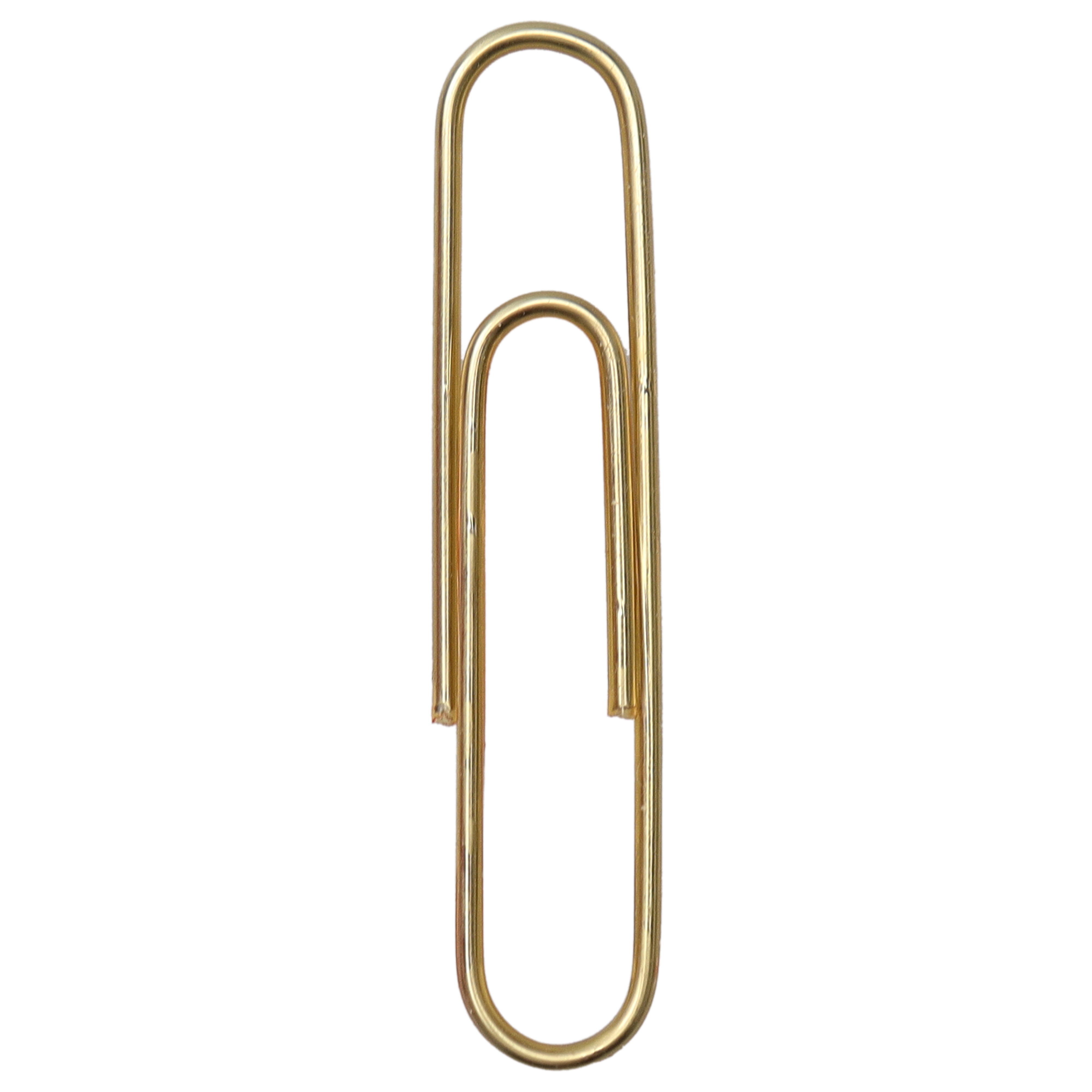 RILOMBAO 100 PCS 2 Inch (50mm) Jumbo Paper Clips Gold Vinyl Coated Rust ...