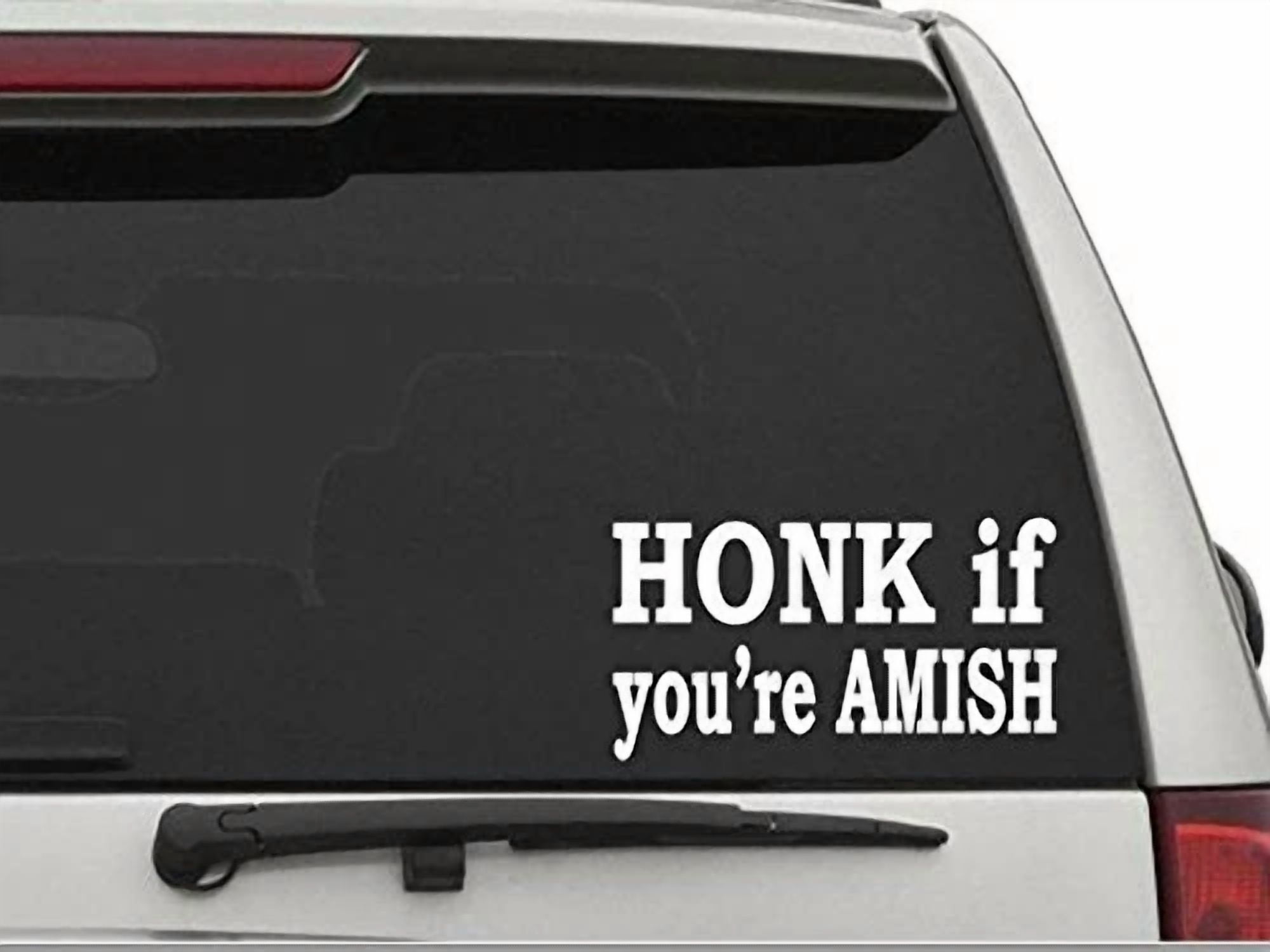 RILYN- Cw215 "Honk If You'Re Amish" Vinyl Car Truck Window Decal ...