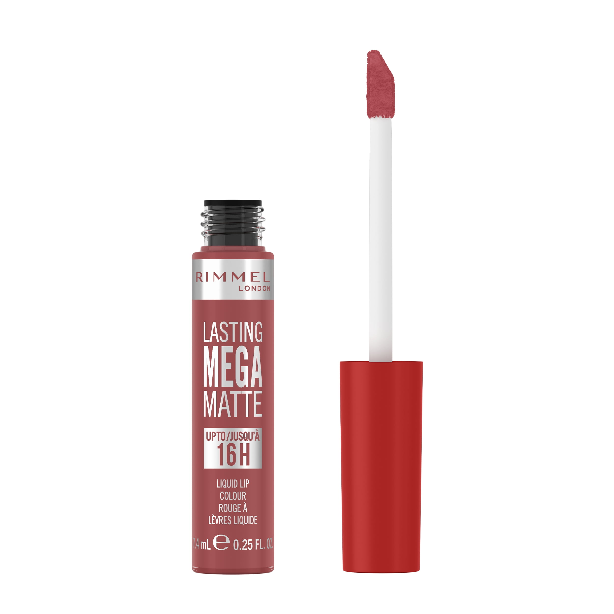 RIMMEL Lasting Mega Matte Liquid Lipstick, 210 Rose & Shine, 0.25 fl oz ...