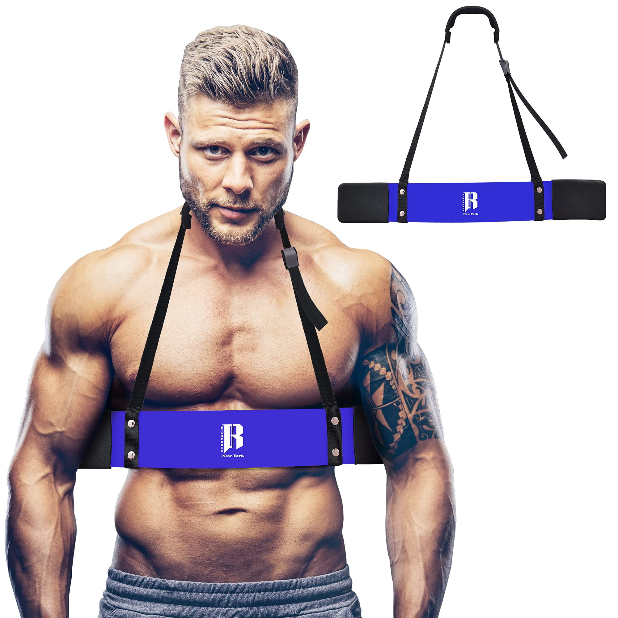 RIMSports Arm Blaster Strap, Bicep Curl Support, Lightweight Durable ...