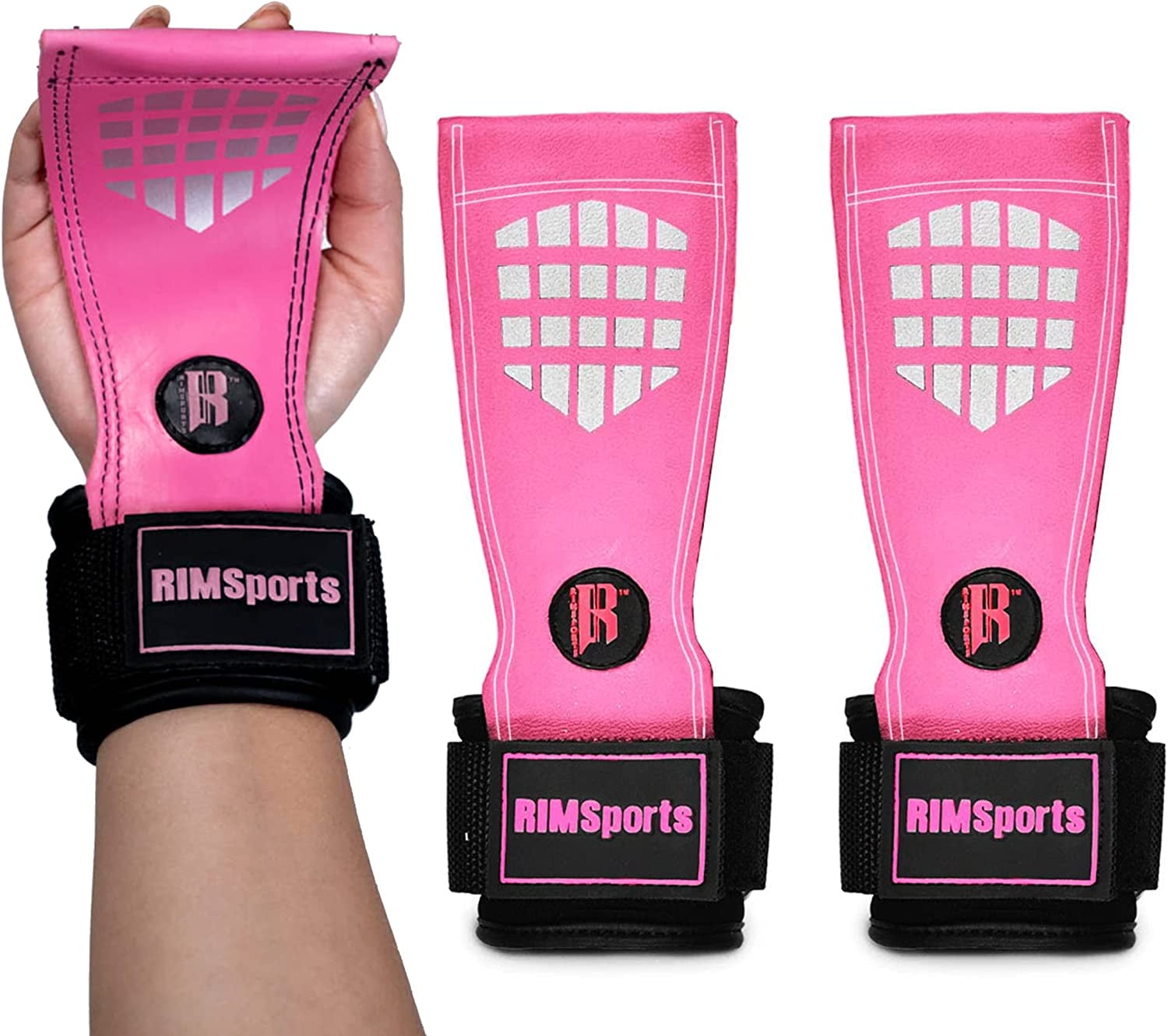 RIMSports Neoprene Lifting Grips for Weight Lifting Deadlift Gloves ...