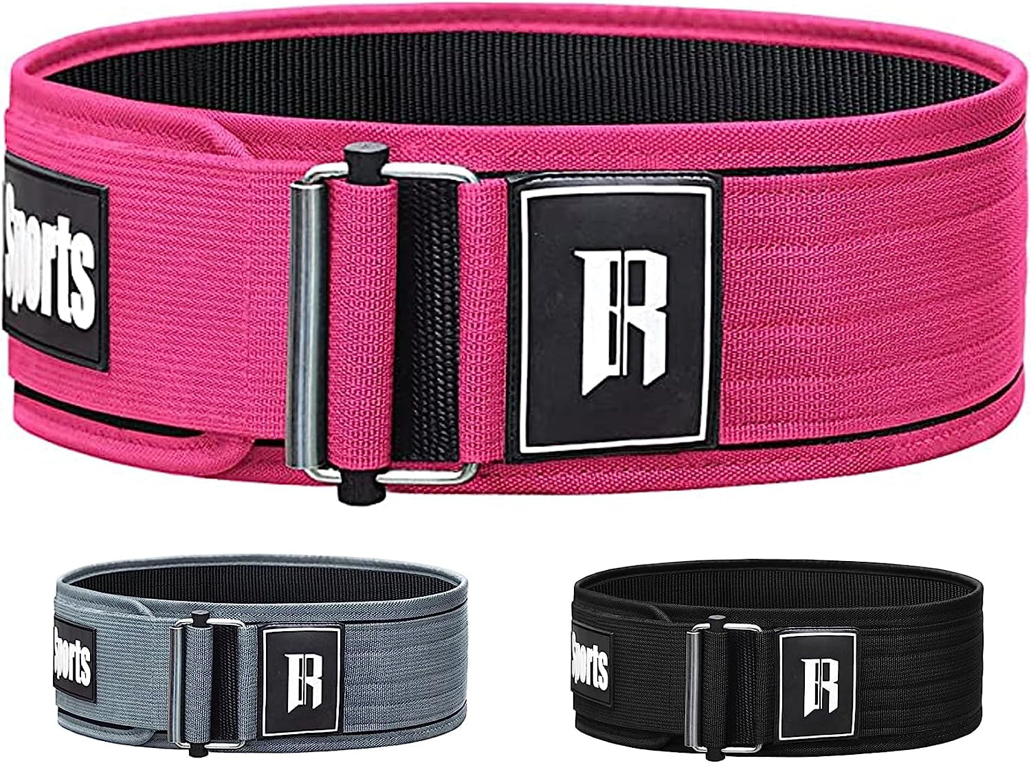 RIMSports Nylon Weight Lifting Belt for Workout Gym Squat and Deadlift ...