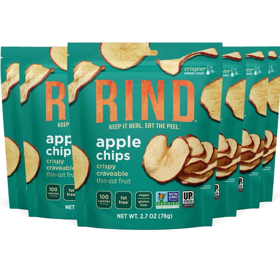 RIND Snacks | Unsweetened IRF13 Apple Chips | 100% Sweet Naturally ...