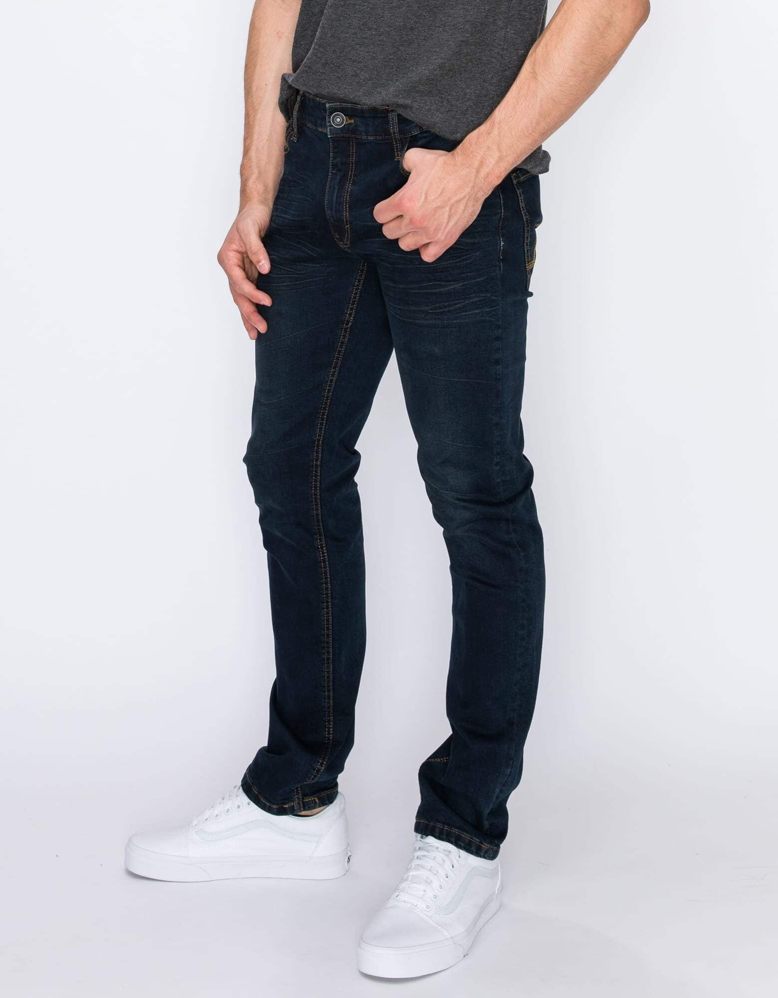RING OF FIRE Men's 5 Pockets Slim Denim Stretch Jeans - Walmart.com