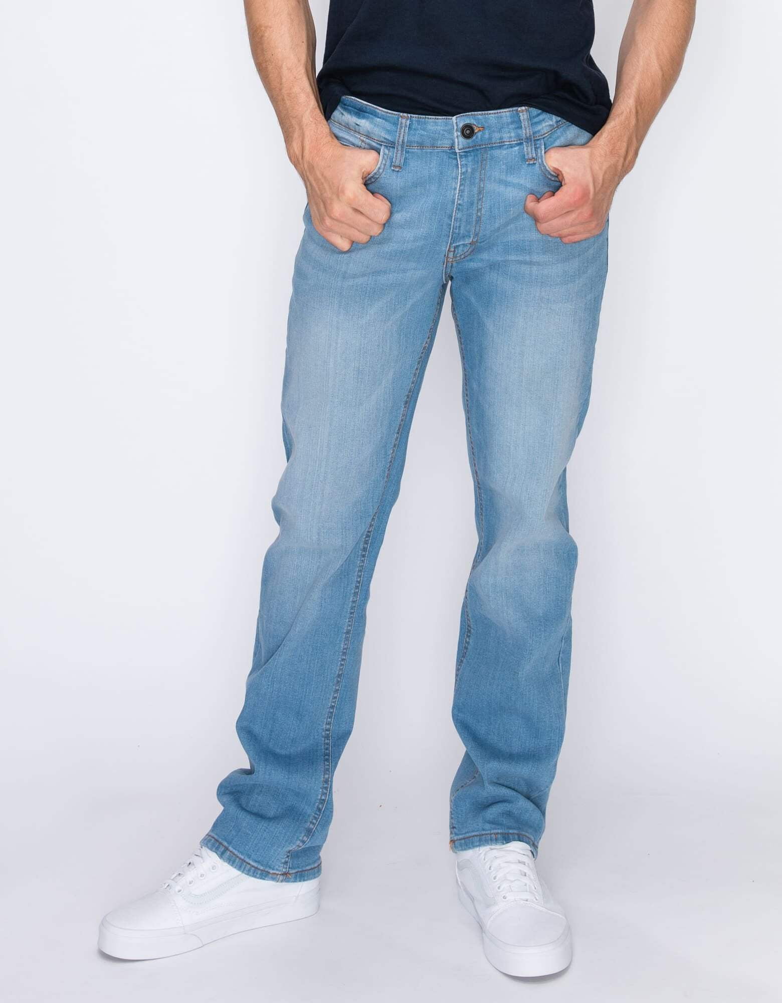 RING OF FIRE Men's Non Stop Straight Fit Five Pockets Stretch Jeans ...