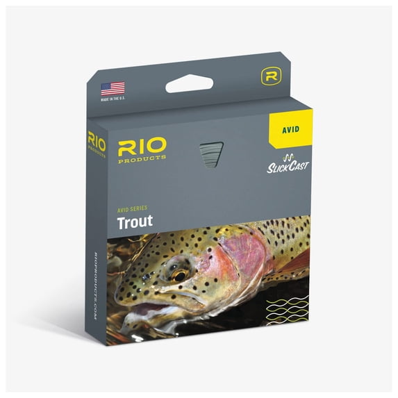 RIO Products Avid Series Trout Fly Line, Slickcast Freshwater Fly ...
