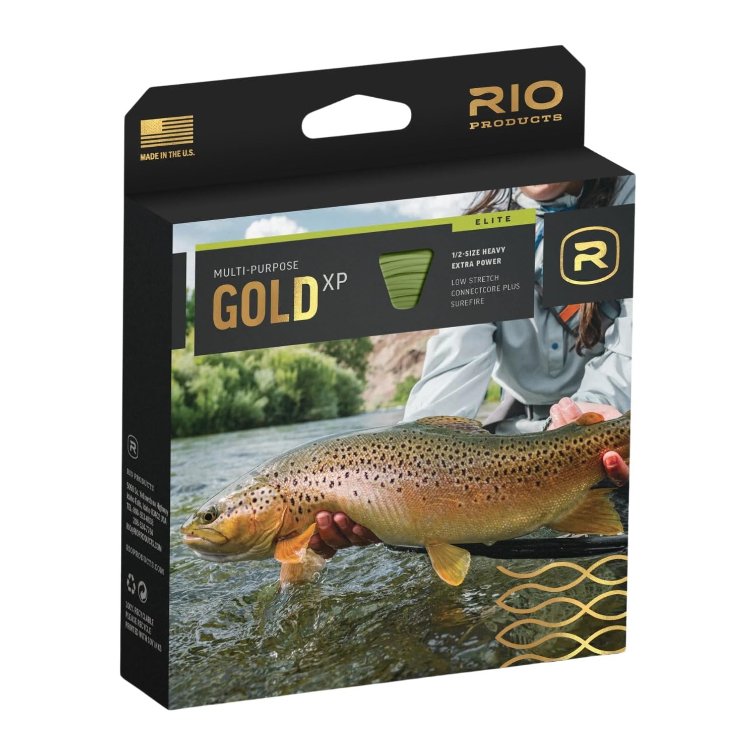 RIO Products Elite Gold XP Fly Fishing Line - Extra Power and ...