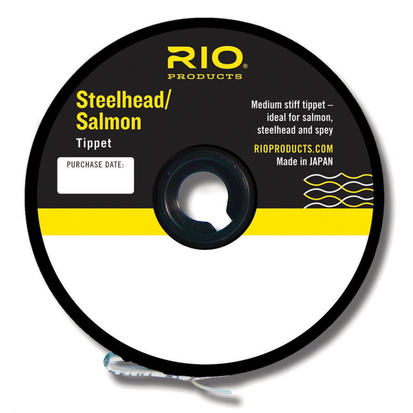 RIO Salmon/Steelhead Glacial Green Medium-Stiff Fly Fishing Tippet ...