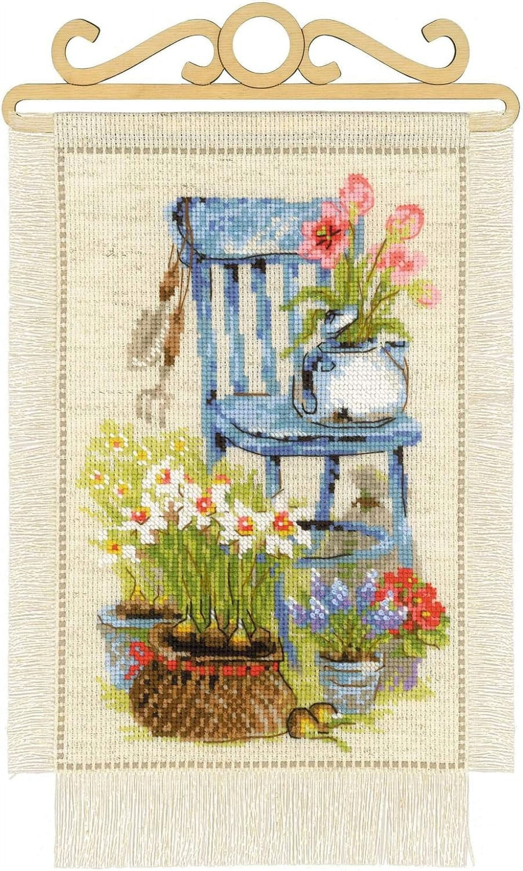 RIOLIS - Cottage Garden. Spring 1656, Cross Stitch Kits 7,87" x 11,80 ...