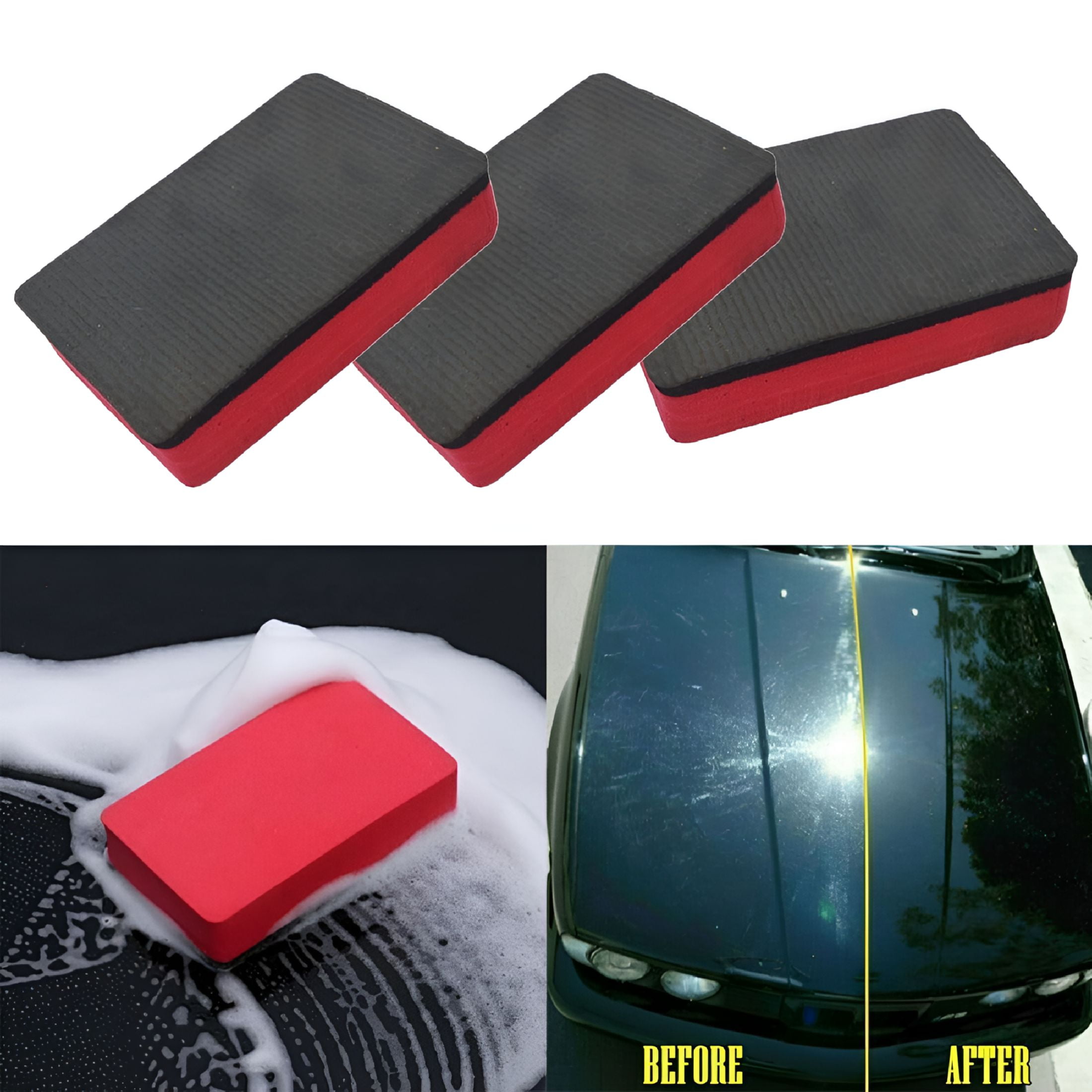 RIONIMA 2026 New Car Cleaning Kit with Shine Clay Bar Pad Car ...