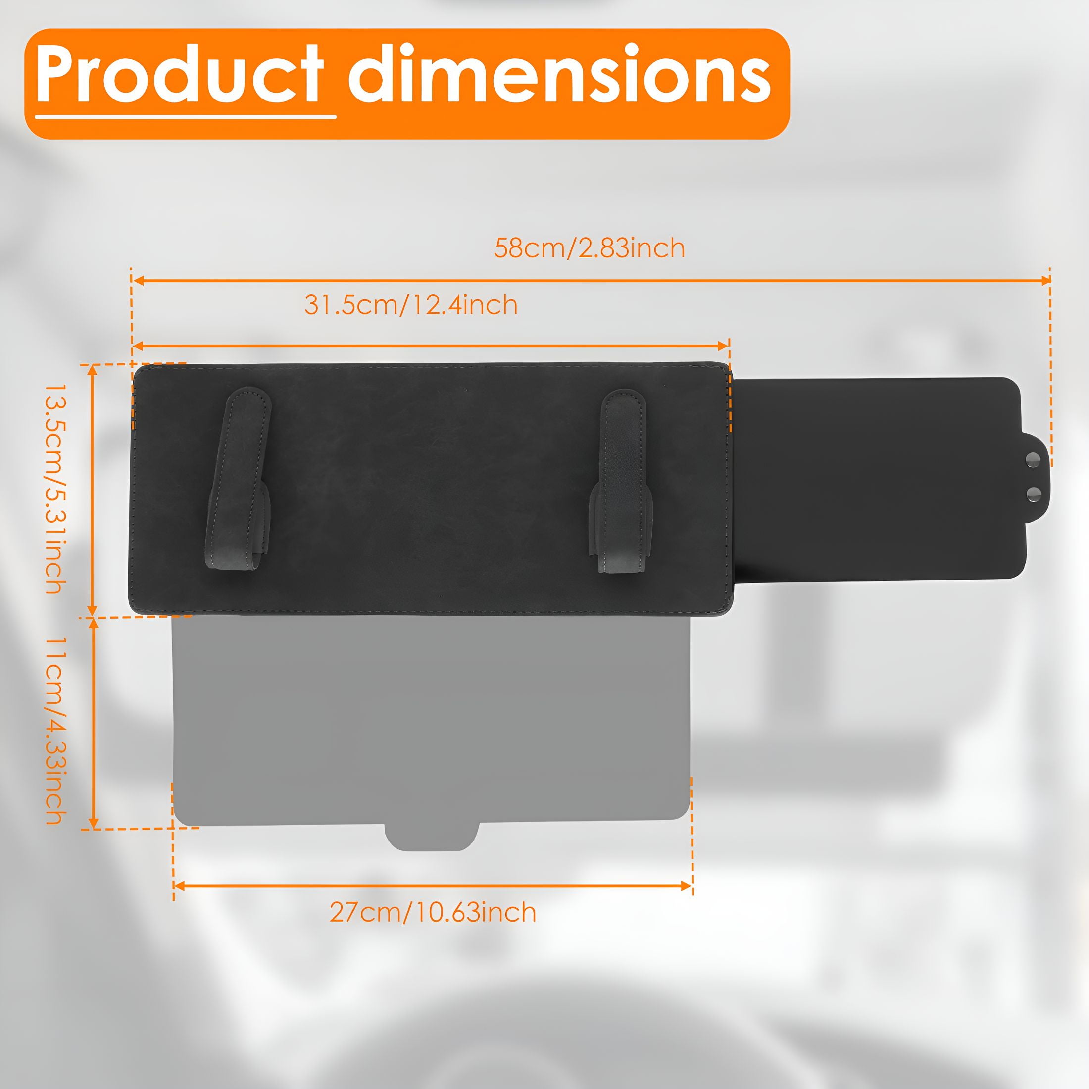 RIONIMA Adjustable Sun Visor Extender Universal Car Sun Visor Extender ...