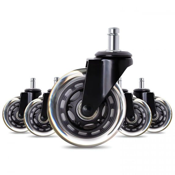 RIONIMA Office Chair Caster Wheels Heavy Duty Casters Safe for All ...