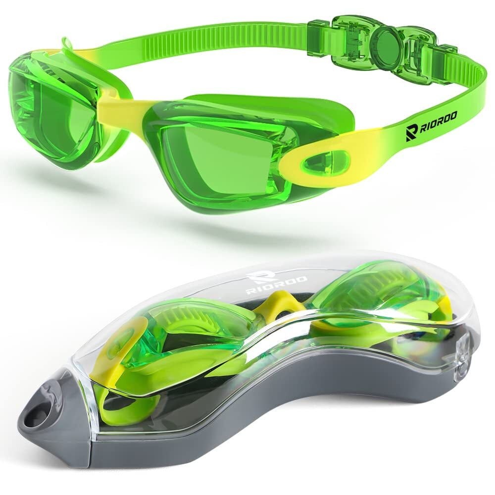 RIOROO Kids Swim Goggles,Swimming Goggles for kids 3-14 Toddler Boys ...