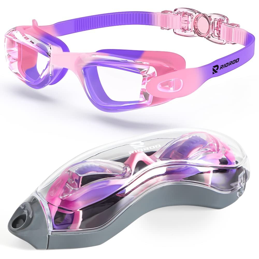 RIOROO Kids Swim Goggles,Swimming Goggles for kids 3-14 Toddler Boys ...