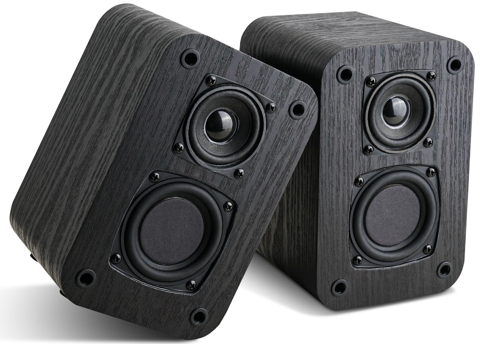 RIOWOIS Passive Bookshelf Speakers for Home Theater Surround Home ...
