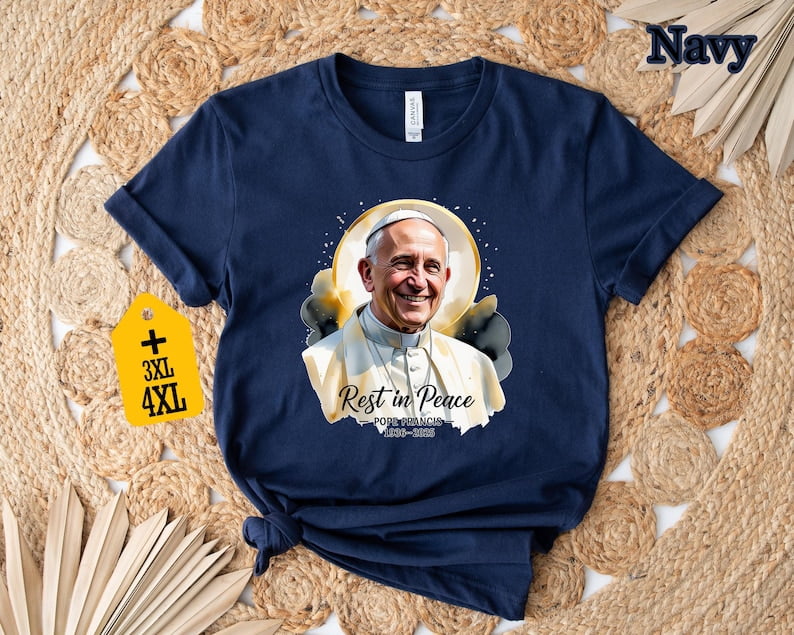 RIP Francis 1936-2025 Shirt, Rest in Peace Tee, Tribute to Pope Francis ...