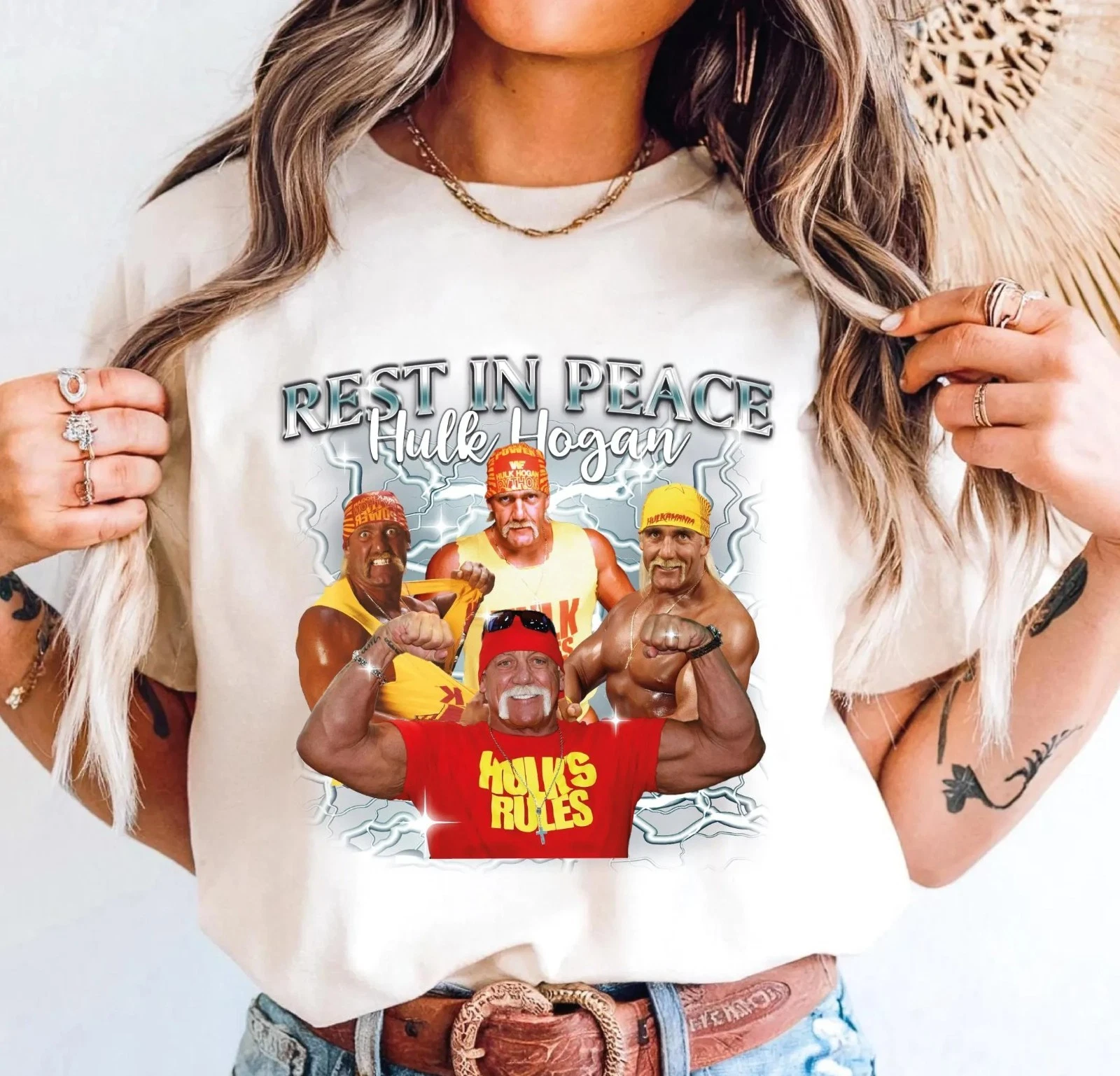 RIP Hulk Hogan Memory of Hulk Hogan We Will Miss Hulk Hogan T-Shirt ...