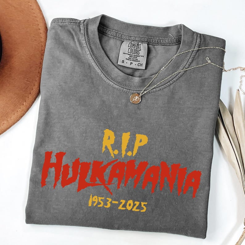 RIP Hulk Hogan Shirt, Hulk Hogan Hulkamania Shirt, Hulkamania Shirt ...