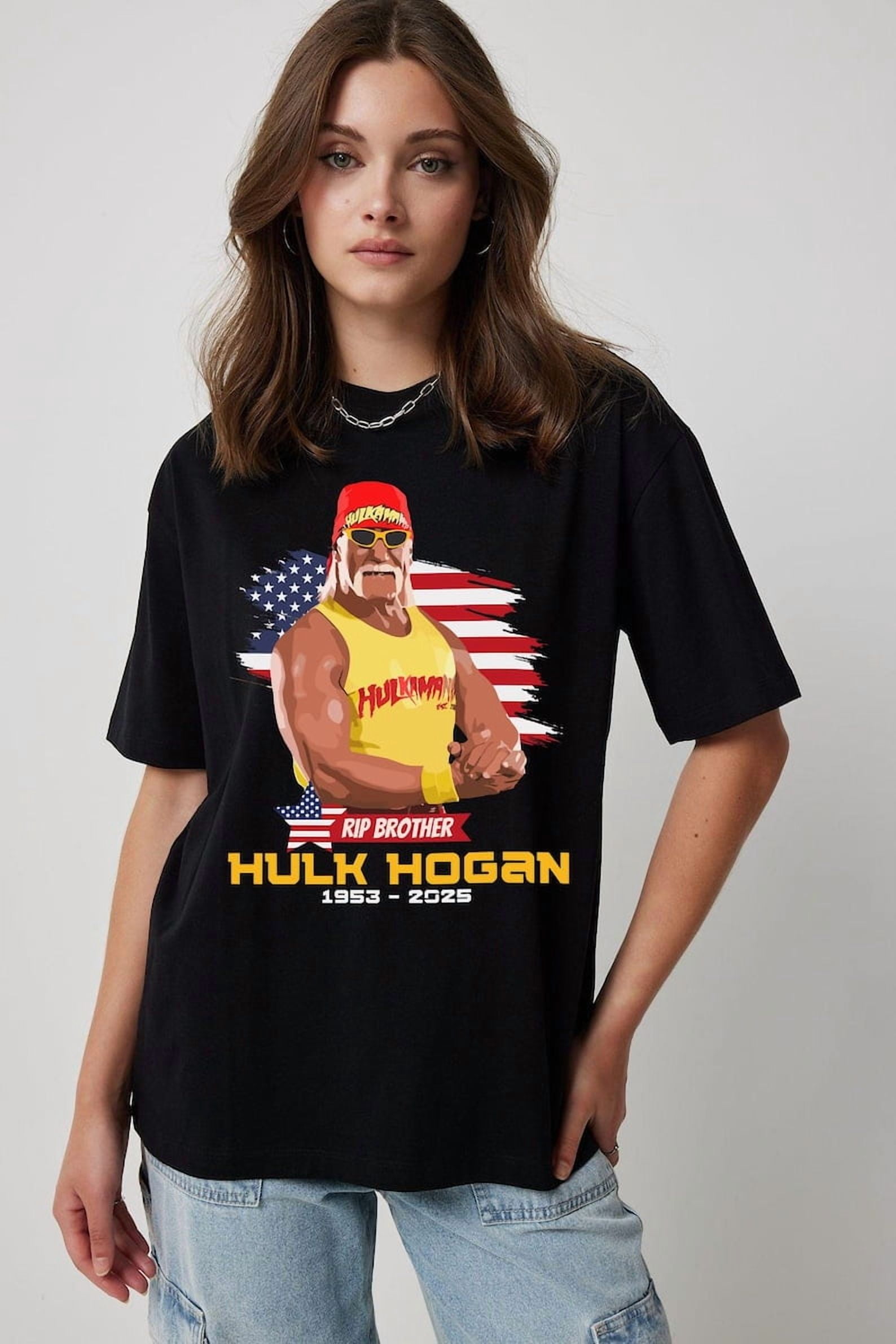 RIP Hulk Hogan Shirt, Hulkamania Lives Forever Sublimation Tee, Rest in ...