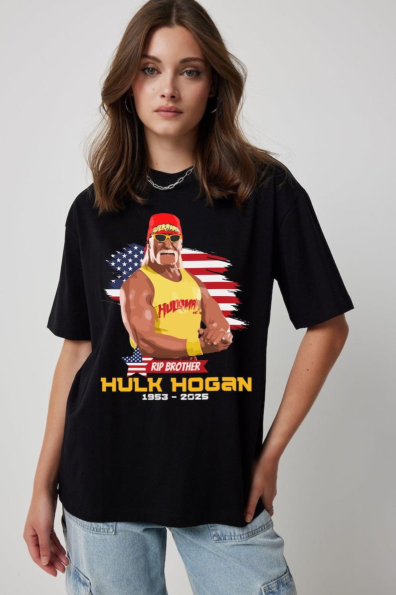 RIP Hulk Hogan Shirt, Hulkamania Lives Forever Sublimation Tee, Rest in ...
