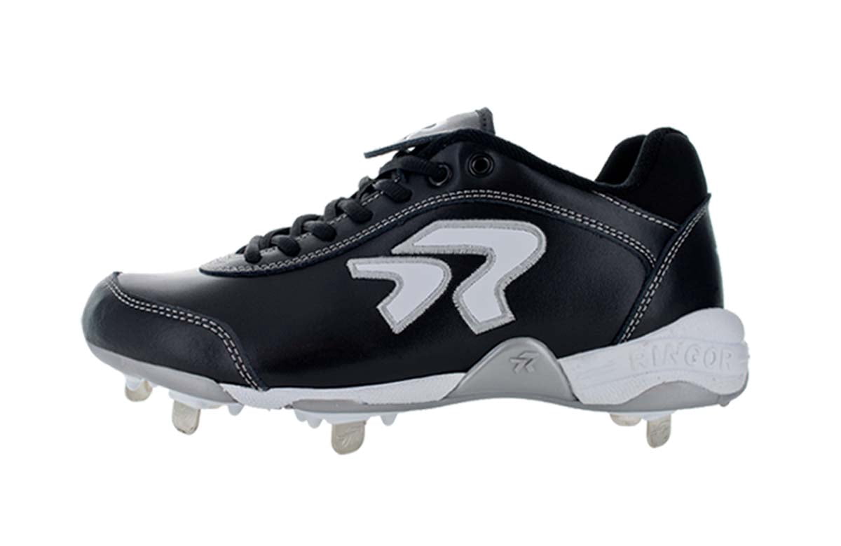 RIP-IT Ringor Dynasty 2.0 Women's Metal Softball Cleats - Black ...