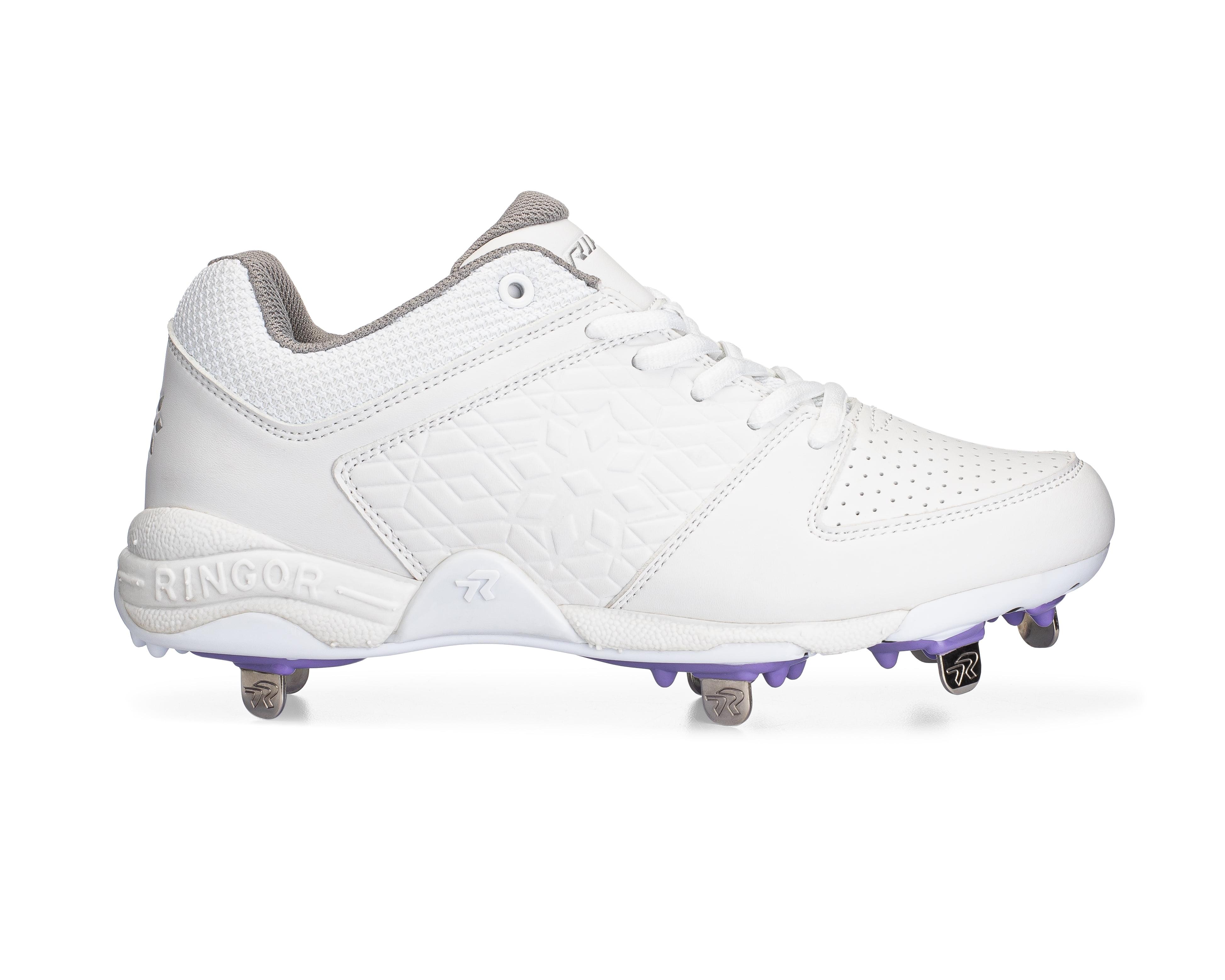 RIP-IT Women's Diamond Softball Spike Size 6.5 - White - Walmart.com