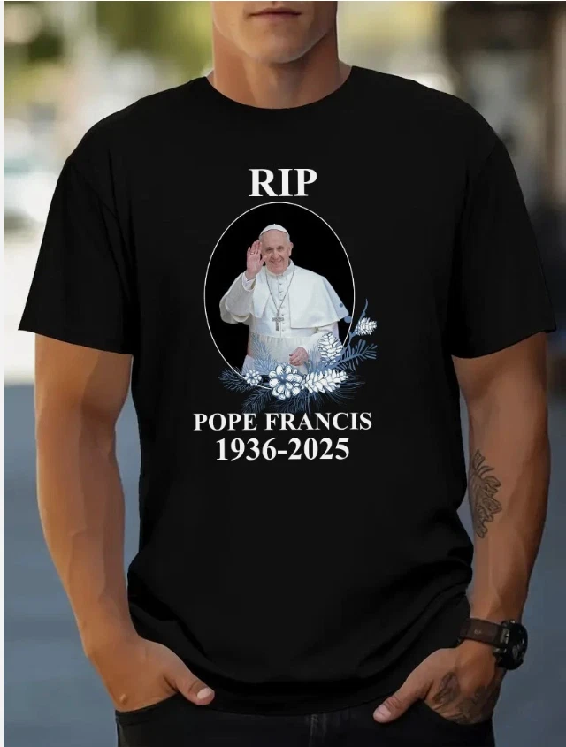RIP Pope Francis Memorial Tribute Rest In Peace For Men Women - Walmart.com