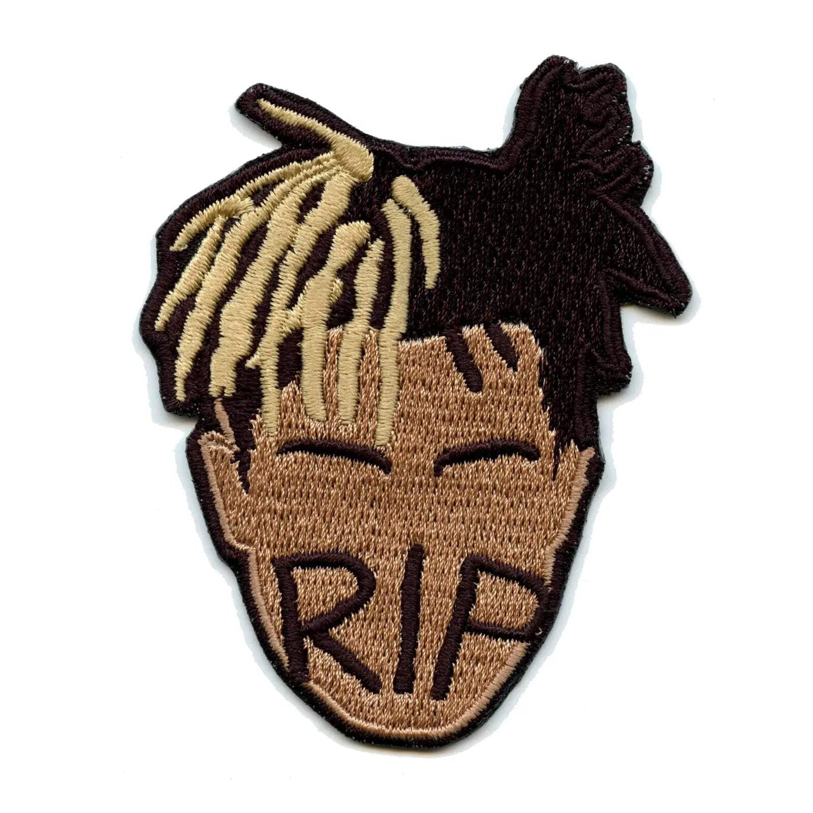 RIP Underground Rapper Patch Emoji Embroidered Iron On l - Walmart.com