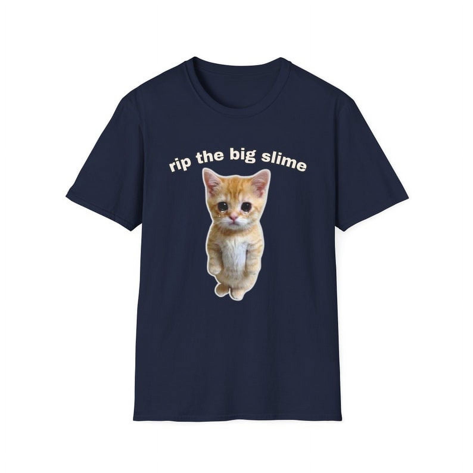 RIP the BIG SLIME | Crying Cat Meme | Cat Meme | Internet Cats | Unisex ...