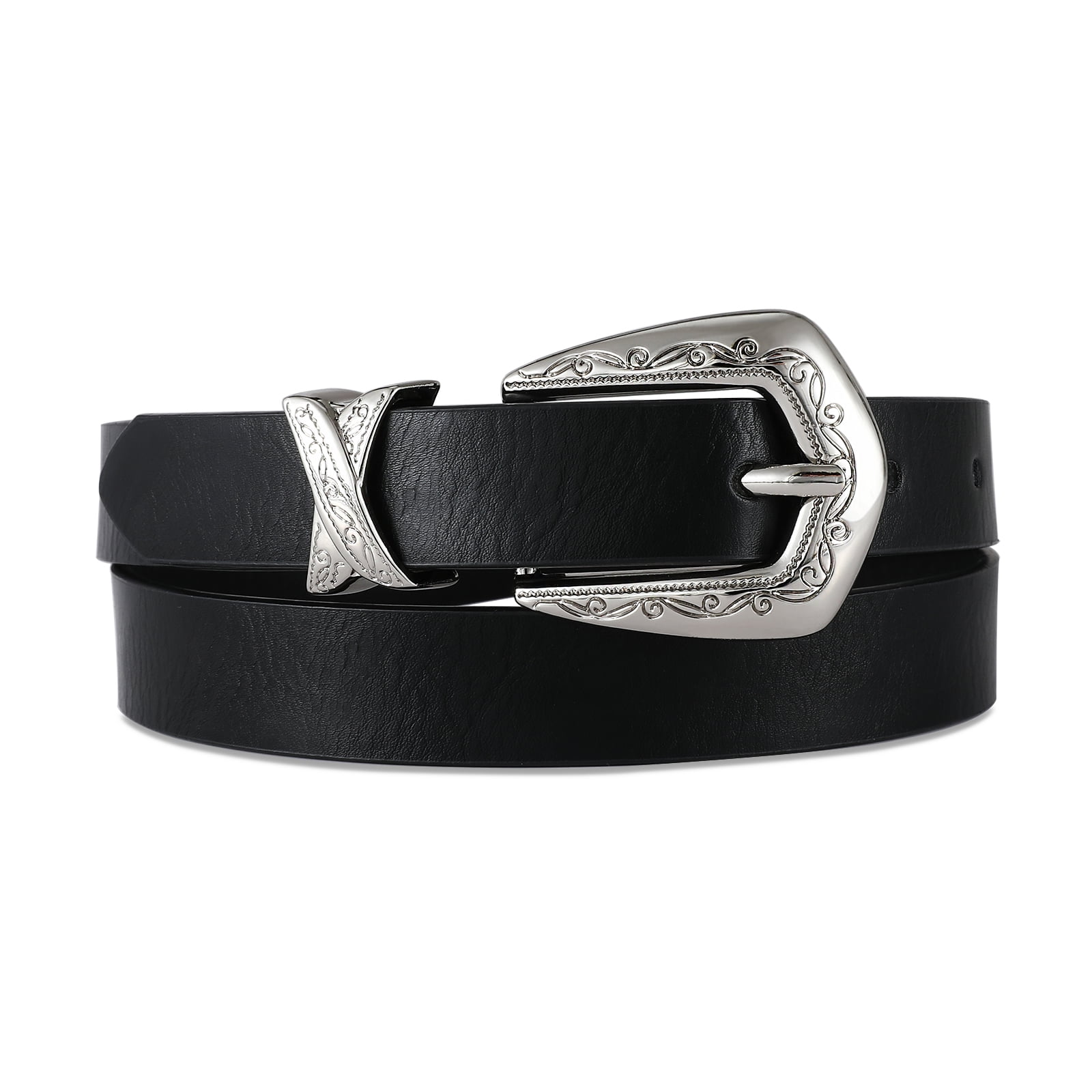 RISANTRY Western Belt for Women Ladies Cowgirl Skinny Country Belt for ...