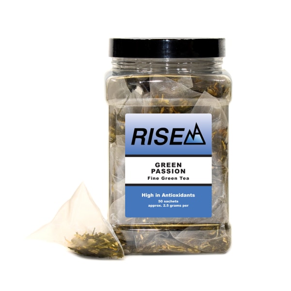 RISE NA Green Passion Tea, 8 Oz, Canister Of 50 Sachets - Walmart.com
