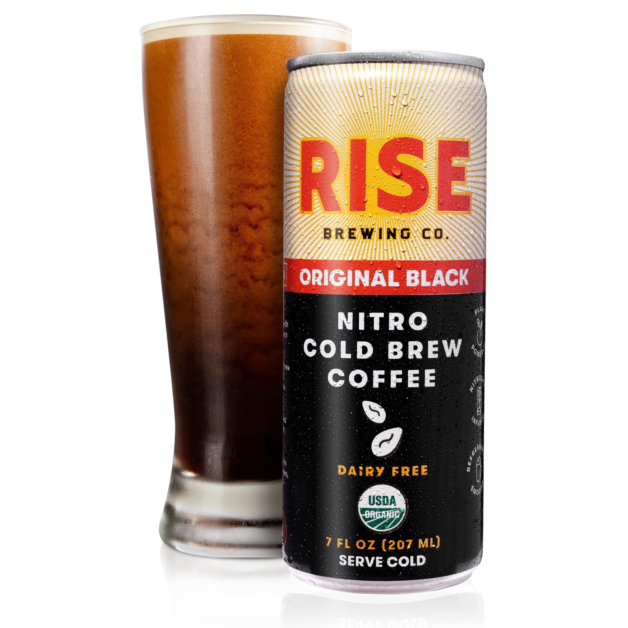 RISE Nitro Cold Brew Coffee, 7 fl oz - Walmart.com