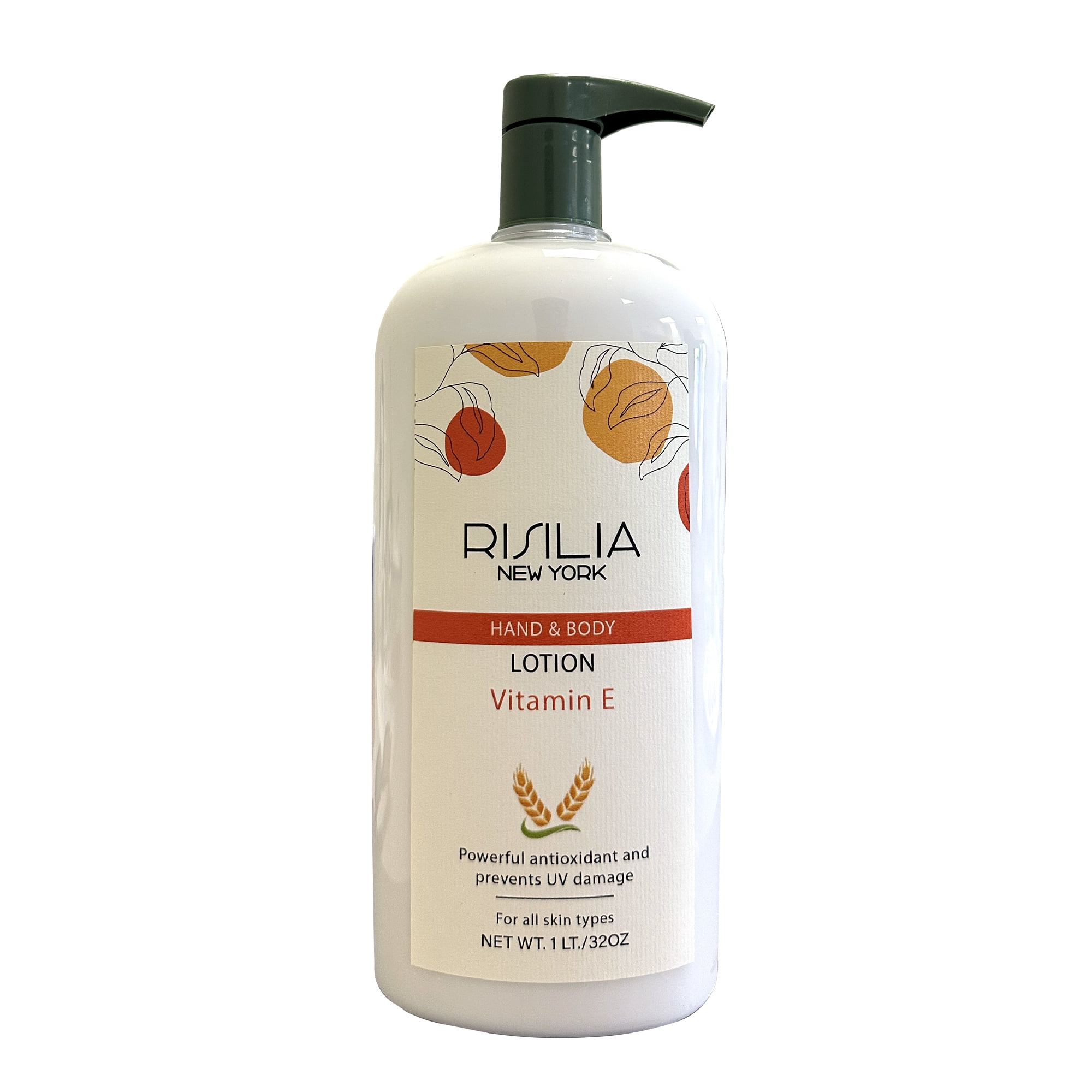 RISILIA Hand and Body Lotion with Vitamin E Powerful Antioxidant ...