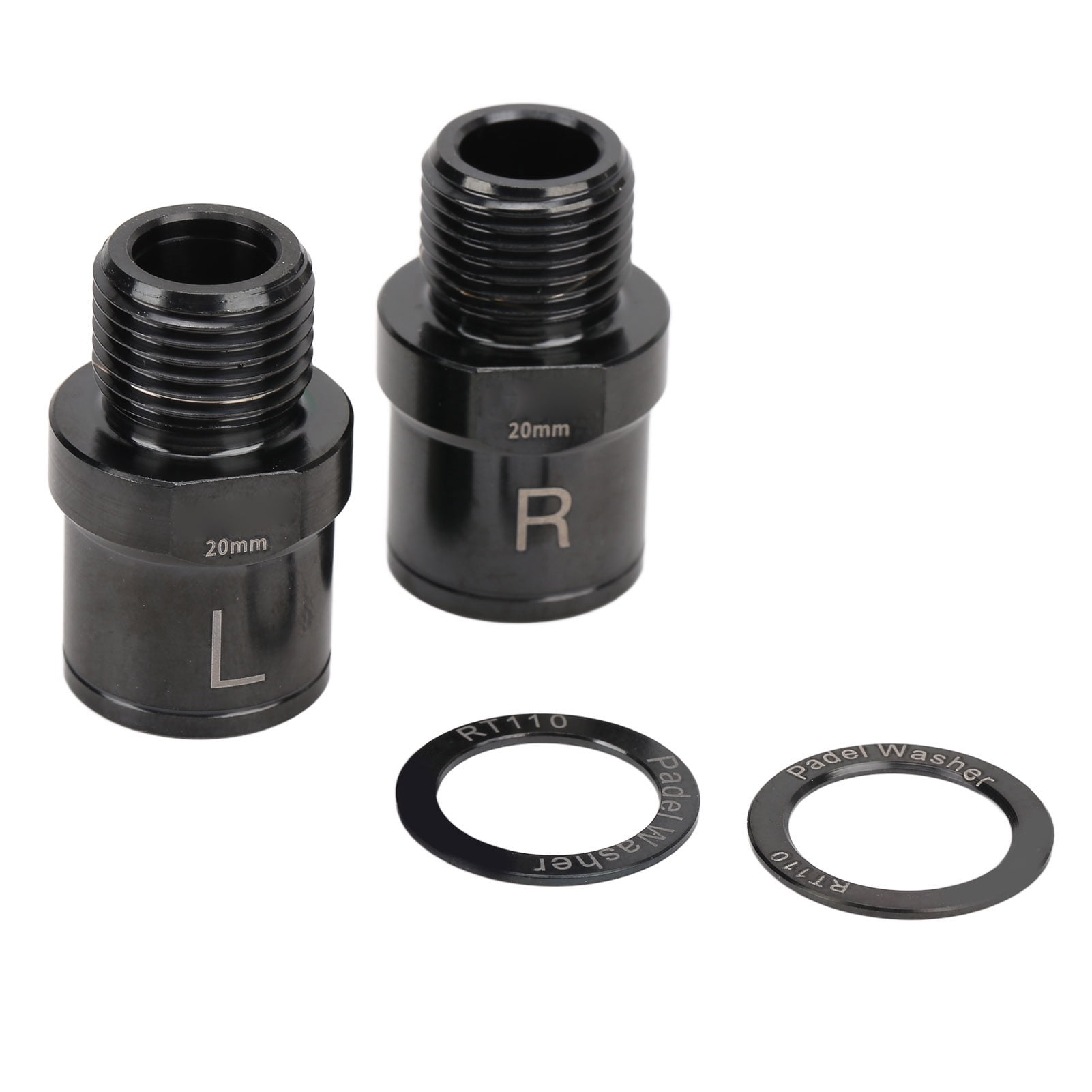 RISK Bike Pedal Extender Titanium Alloy Bicycle Pedal Extended Spindle ...