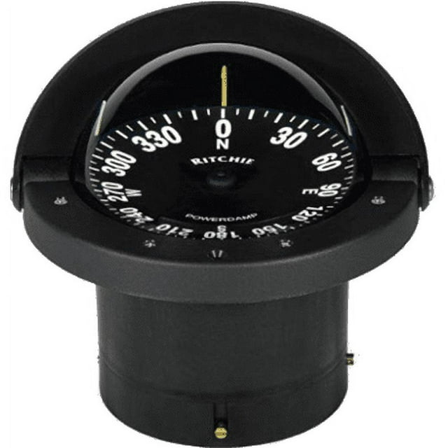 RITCHIE COMPASSES FN-201 Compass, Flush Mount, 4.5" Dial, Black ...