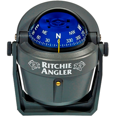 RITCHIE COMPASSES RA-91 Compass, Bracket Mount, 2.75" Dial, Grey ...