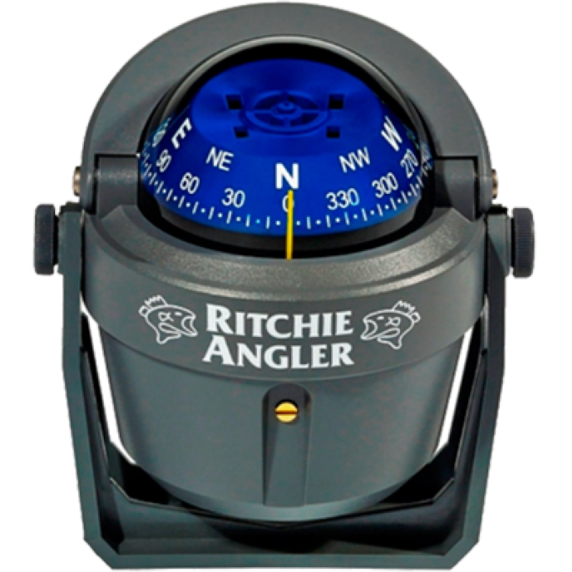RITCHIE COMPASSES RA-91 Compass, Bracket Mount, 2.75" Dial, Grey ...