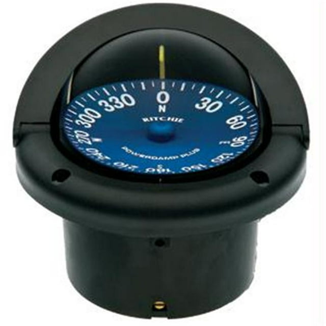 RITCHIE COMPASSES SS-1002 Compass, Flush Mount, 3.75" Dial, Black ...