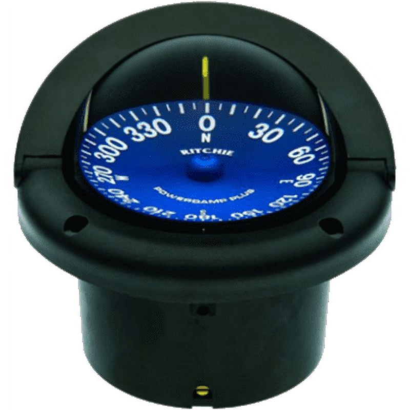 RITCHIE COMPASSES SS-1002 Compass, Flush Mount, 3.75" Dial, Black ...