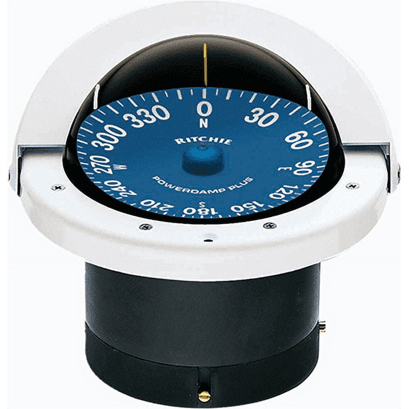 RITCHIE COMPASSES SS-2000W Compass, Flush Mount, 4.5" Dial, White ...