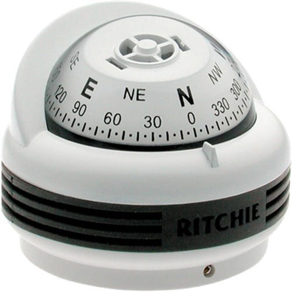 RITCHIE COMPASSES TR-33W Compass, Surface Mount, 2.25" Dial, Wht ...