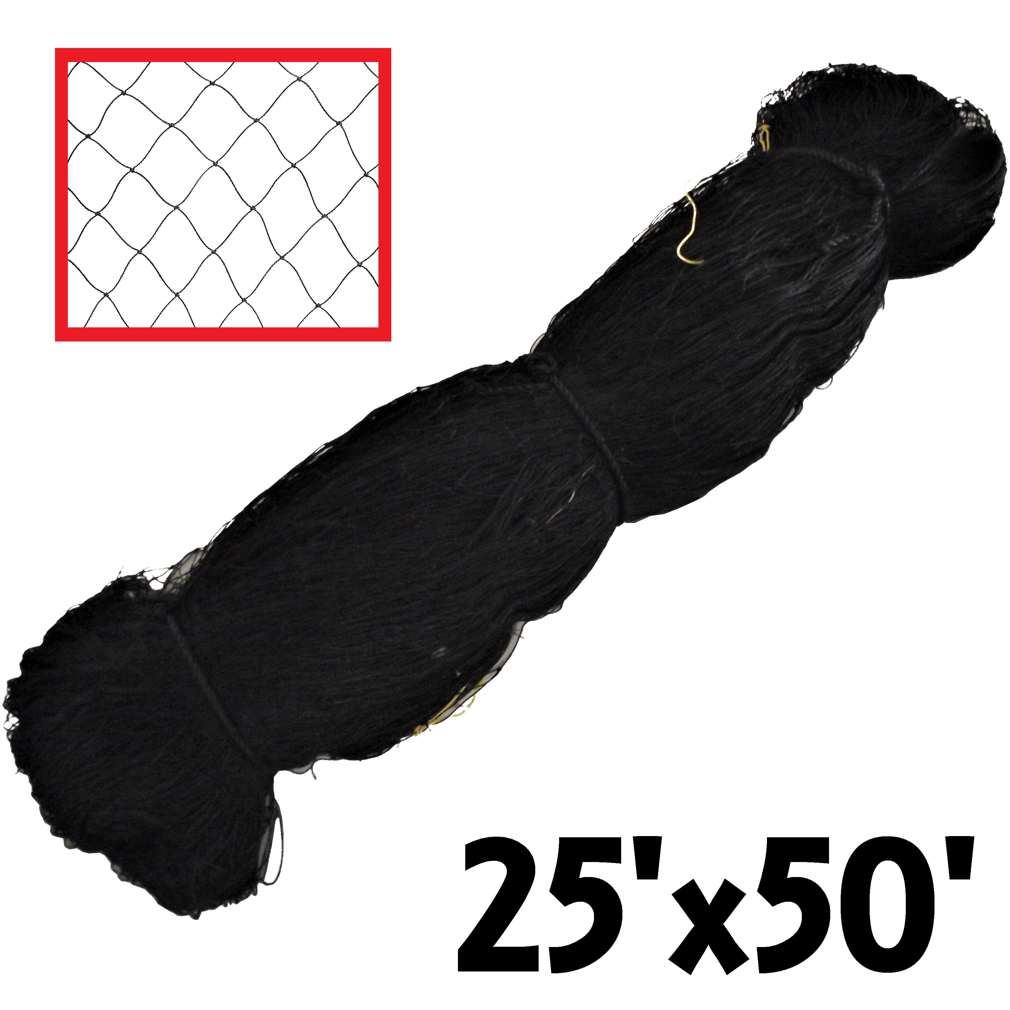 RITE FARM PRODUCTS 25x50 POULTRY BIRD AVIARY NETTING GAME PEN NET ...