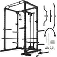 RITFIT Home Gym Squat Rack, PPC02C 1000 LBS Capacity Power Cage with ...