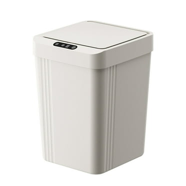 Smart Automatic Touchless Trash Can with Lid,3.7 Gallon Garbage Bin ...